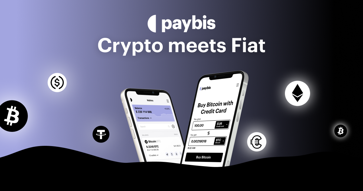 Crypto Onramp / Offramp for Business - Paybis